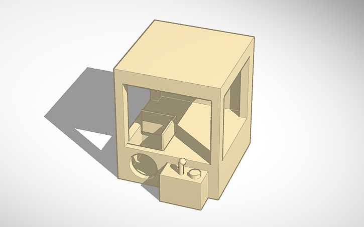 3D design lukes table top claw machine - Tinkercad