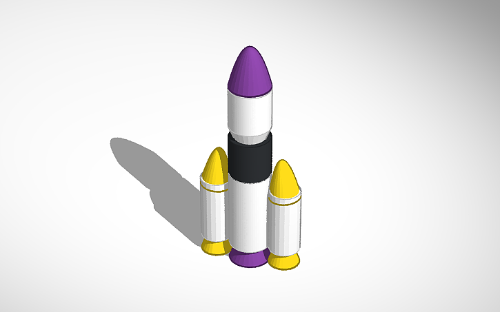 3d Design 3 D Rocket Design Tinkercad