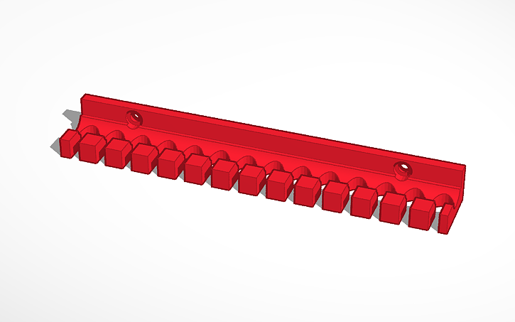 3D design Cable Holder - Tinkercad