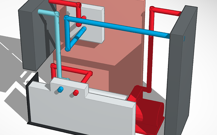 3D design NZXT S340 Liquid cooling with vertical Gpu | Tinkercad