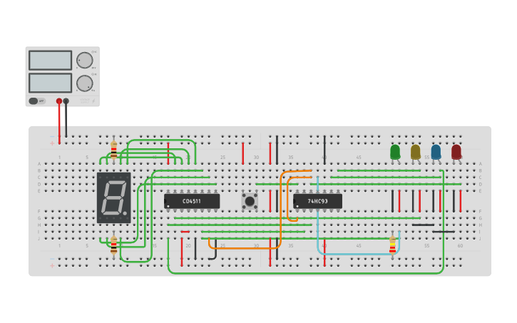 Circuit Design Bcd Counter Tinkercad