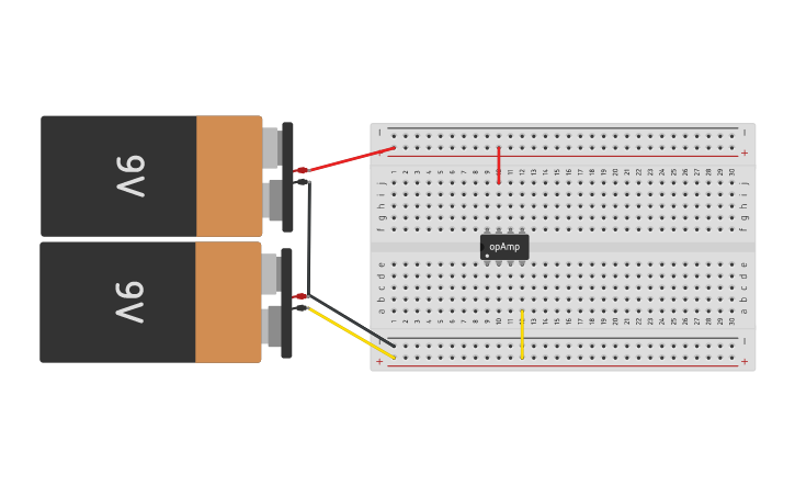 Circuit design LM741 circuito base - Tinkercad Circuit design LM741 circuito base - Tinkercad