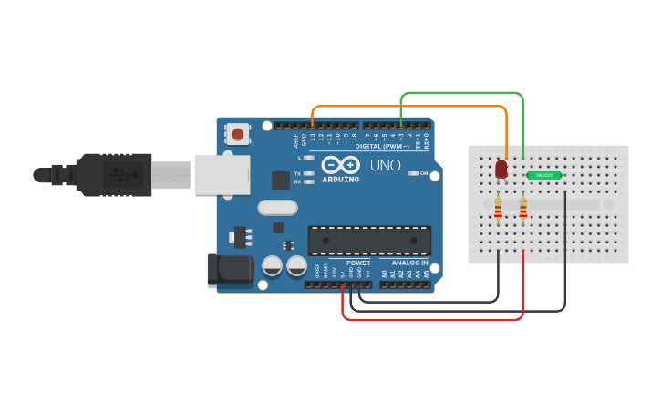 Circuit design Sensor de inclinación | Tinkercad