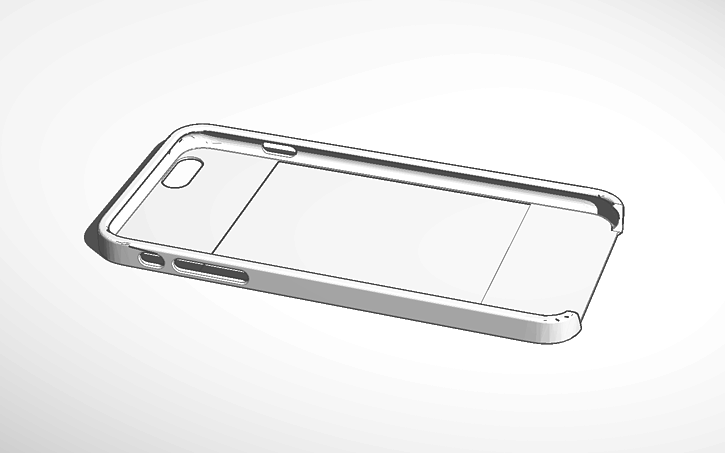 3D design iPhone 6Plus case | Tinkercad
