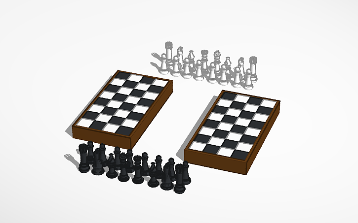 3D design Mini Chess (Copy) - Tinkercad
