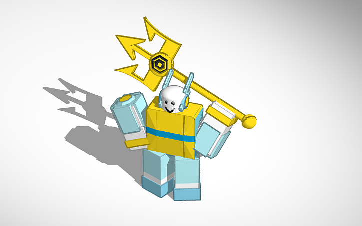 3D design robux guardian (melee) - Tinkercad