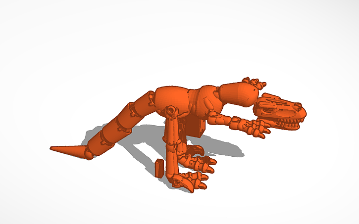 3D design T-Rex | Tinkercad