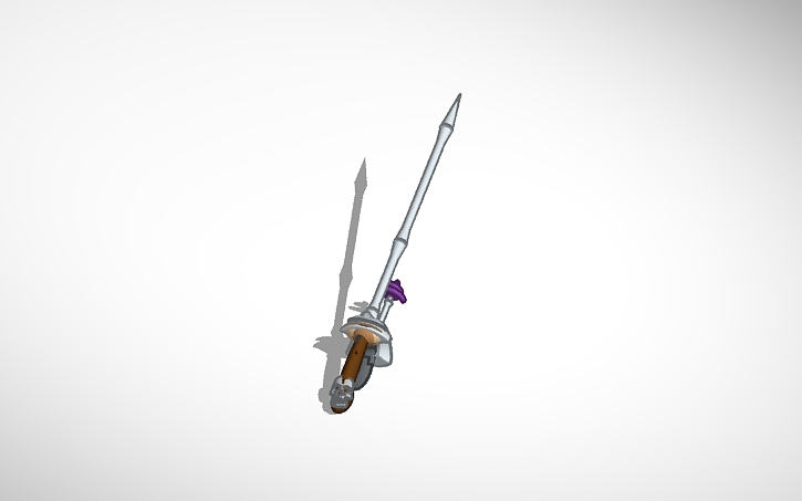 3D design captain harlock's sword | Tinkercad