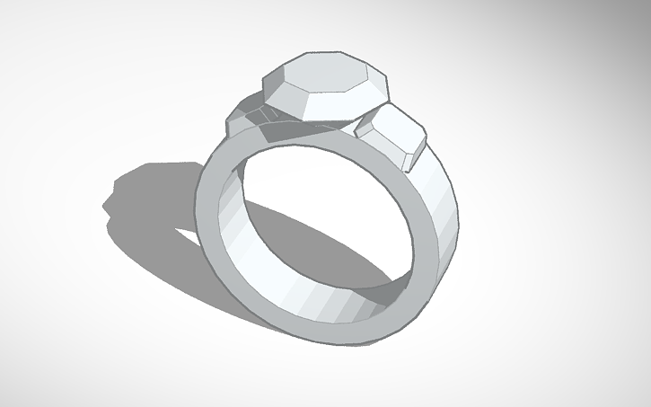 3D design Ring 1 - Tinkercad