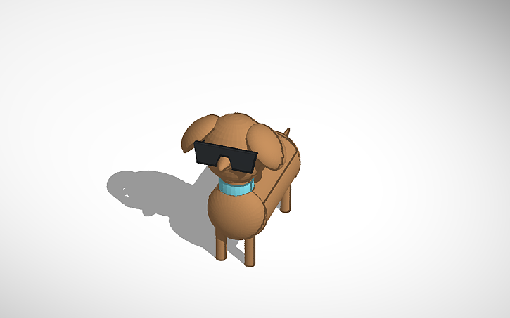 3D design Dog - Tinkercad