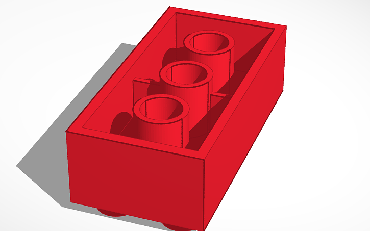 3D design LEGO Block - Tinkercad