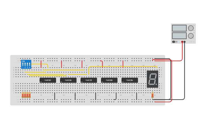 Circuit design Segmento B - Tinkercad