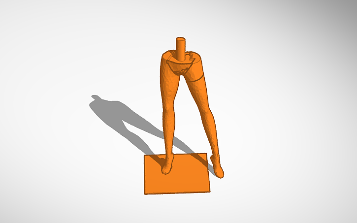3D design woman - Tinkercad