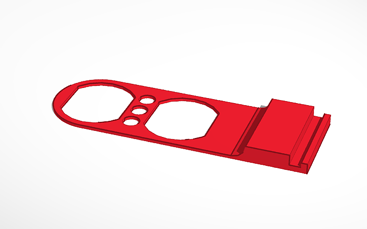 3D design Copy of Outlet Hanger Base - Tinkercad