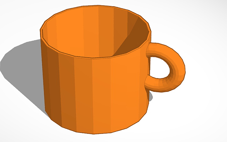 3D design cup - Tinkercad