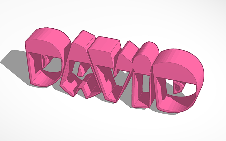 3D design david - Tinkercad