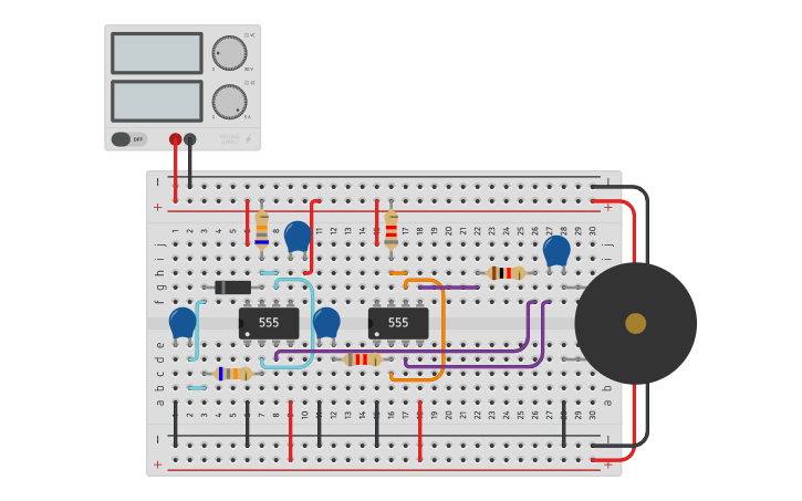 Circuit design CEDD - Exercise No. 4. Police Siren Circuit Using 555 ...