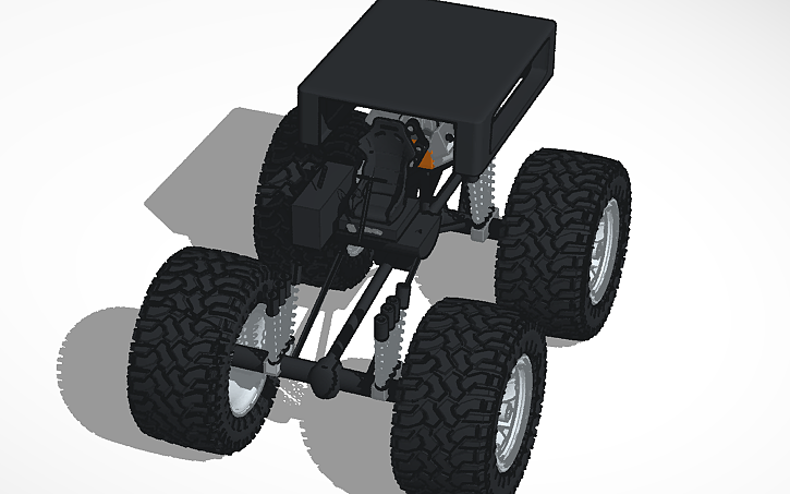 3D design Ford Monster truck - Tinkercad