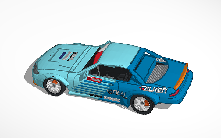 3D design Formula Drift 2018 Odi Bakchis S14.5 - Tinkercad