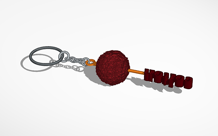 3d Design Copy Of Keychain Tinkercad
