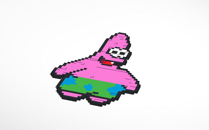 3D design Patrick Star | Tinkercad