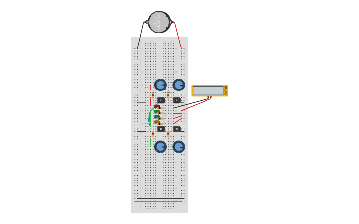 Circuit design ANALOG RGBW 4 LEDS - Tinkercad