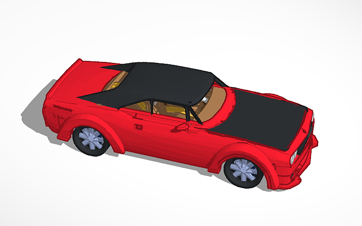 3d Design Dodge Challenger Wide Body Tinkercad