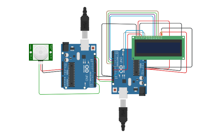 Circuit Design I2c Communication Project Tinkercad