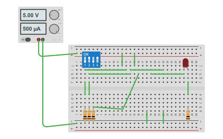 Circuit Design Logic Gate Tinkercad