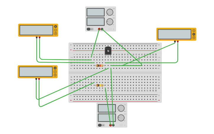 Circuit design Ass-1-Common Emitter Output | Tinkercad