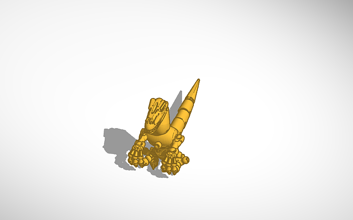 3D design T-rex | Tinkercad