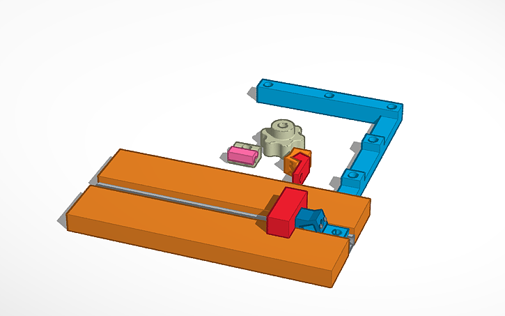 3D design CNC Clamp - Tinkercad