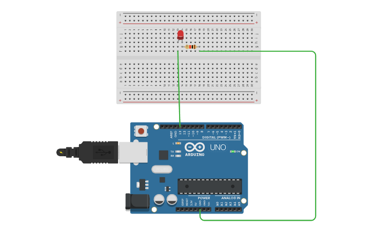 Circuit design P1 Study basics of Arduino - Tinkercad