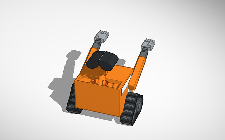 3D design Wall-e - Tinkercad