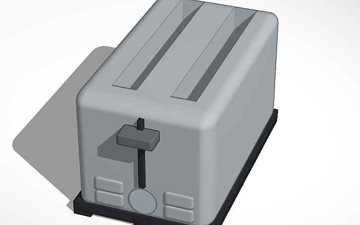 3D design Toaster - Tinkercad