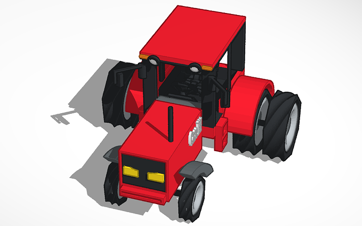 3D design Tractor - Tinkercad