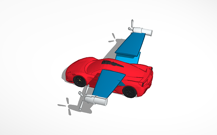 3D design Yuvi's Flying Car Concept | Tinkercad