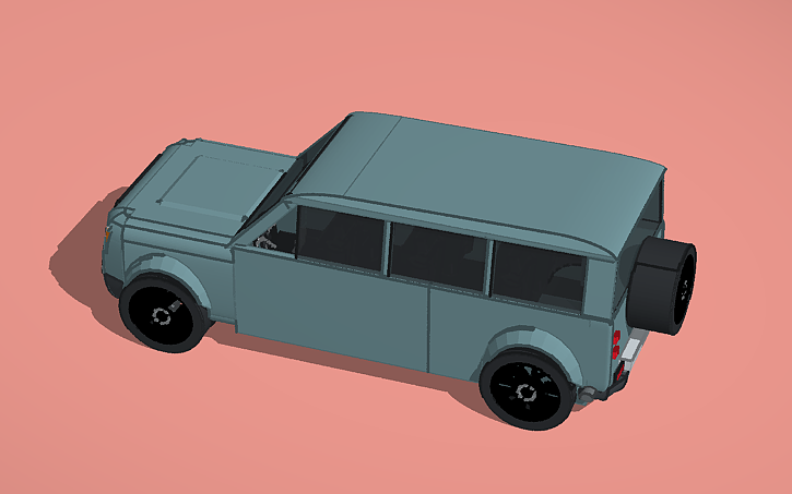 3D design 2025 Toyota Land Cruiser - Tinkercad