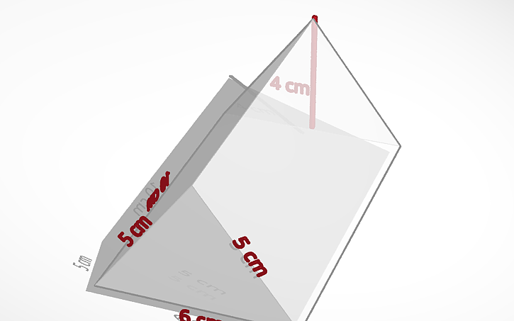 3D design Right Triangular Prism [(5×5)÷2]×10 | Tinkercad
