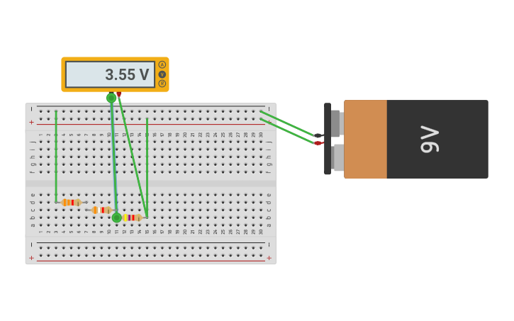 Circuit design Práctica1-Cristian | Tinkercad