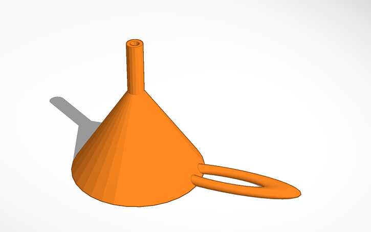 3D design Mini Funnel - Tinkercad