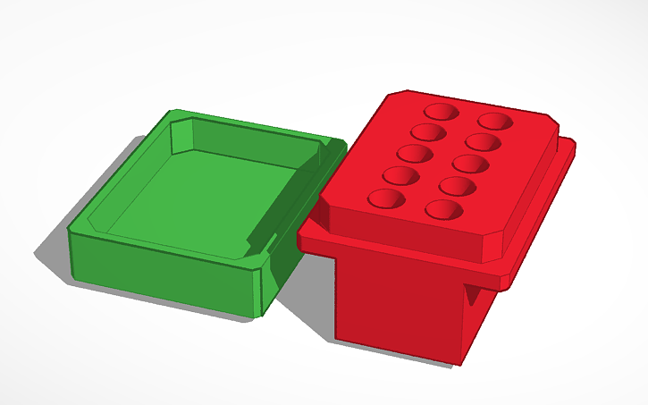 3D design Retsch sample adapter - Tinkercad