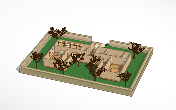 3D design Project-Floor Plan | Tinkercad