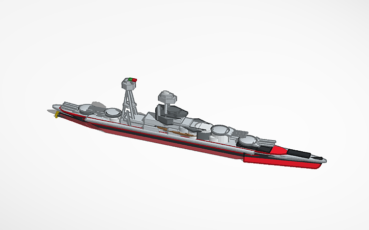 3D design USS ARIZONA Designer Guy version - Tinkercad