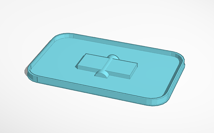 3D design Deckel - Tinkercad