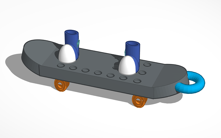 3D design skateboard | Tinkercad