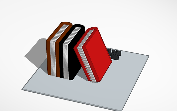 3D design Reading With Books - Tinkercad