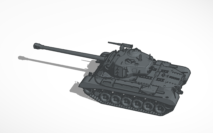 3D design Tank - Tinkercad