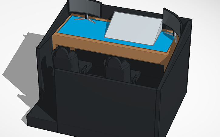 3D design FoH Booth - Tinkercad