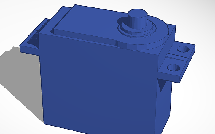 3D design MG 996R Servo - Tinkercad